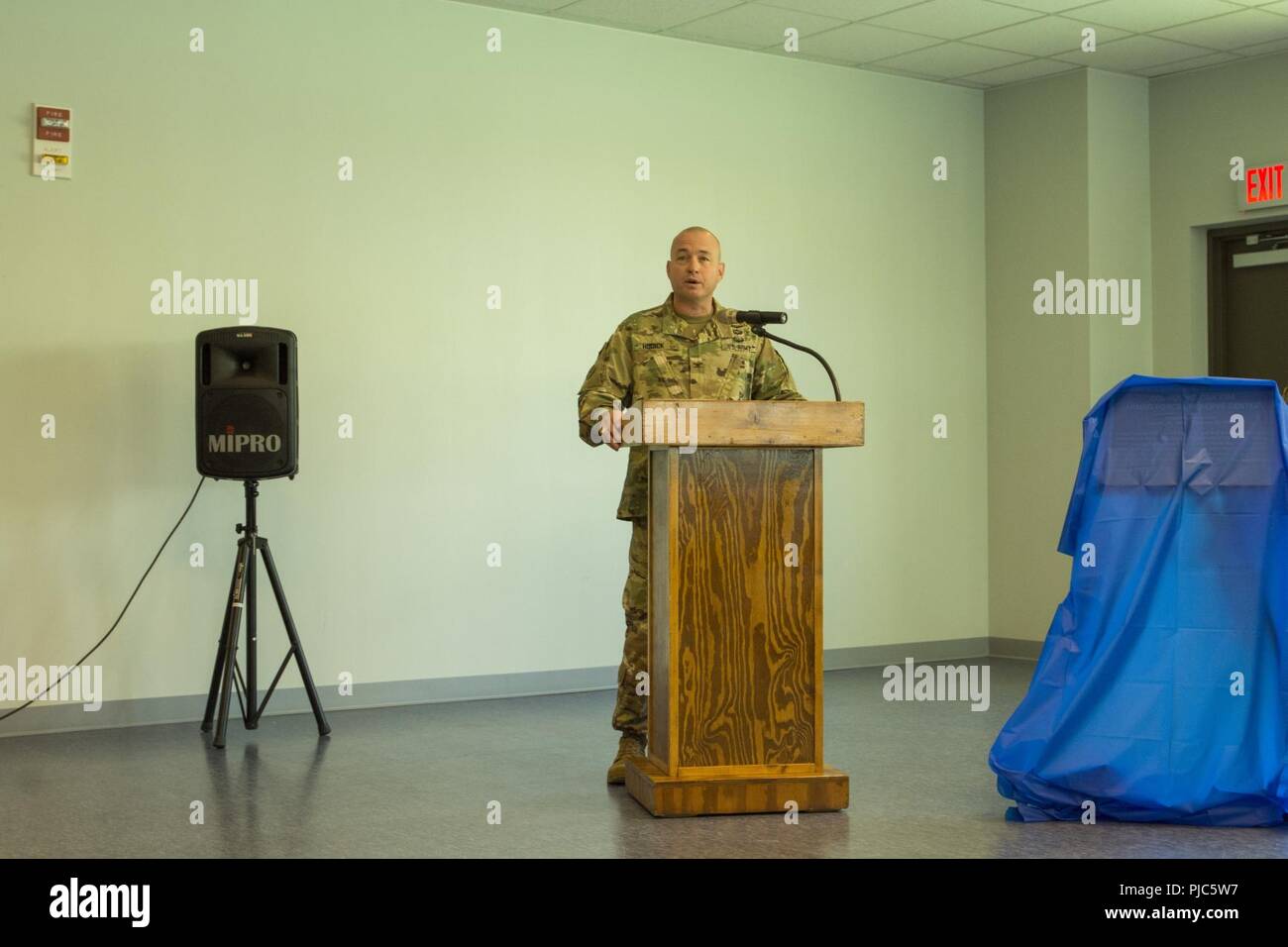 Col. Harry B. Hudick, the 658th Regional Support Group commander ...