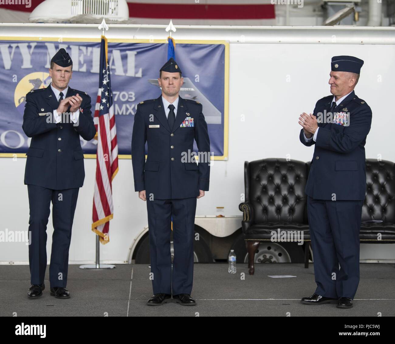 The 703d Aircraft Maintenance Squadron change of command ceremony was ...
