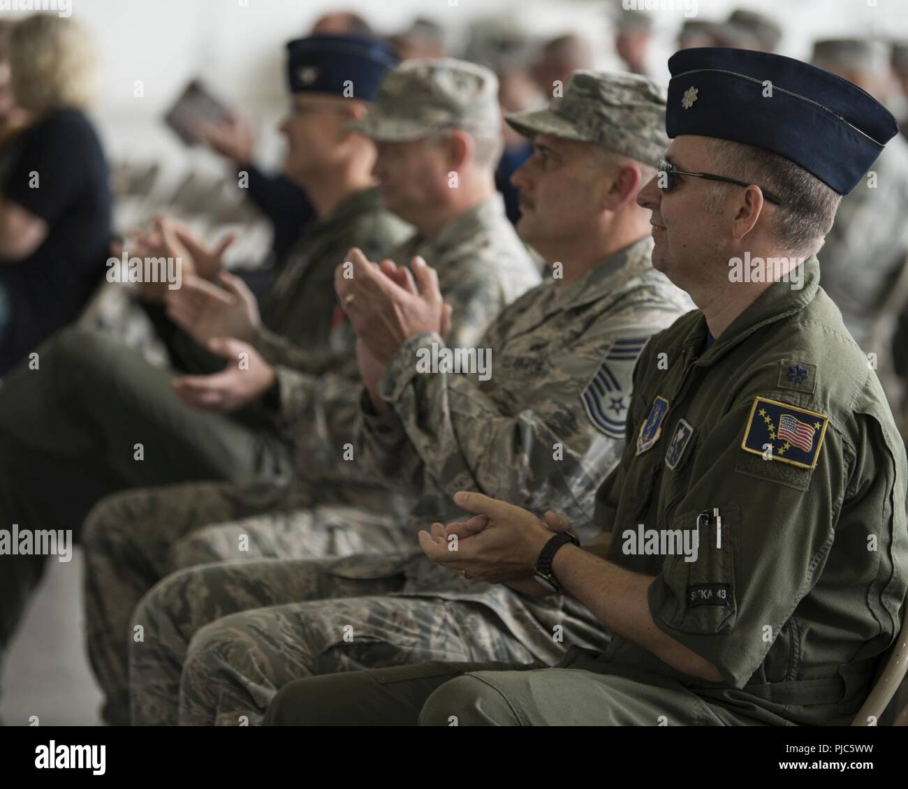 The 703d Aircraft Maintenance Squadron change of command ceremony was ...