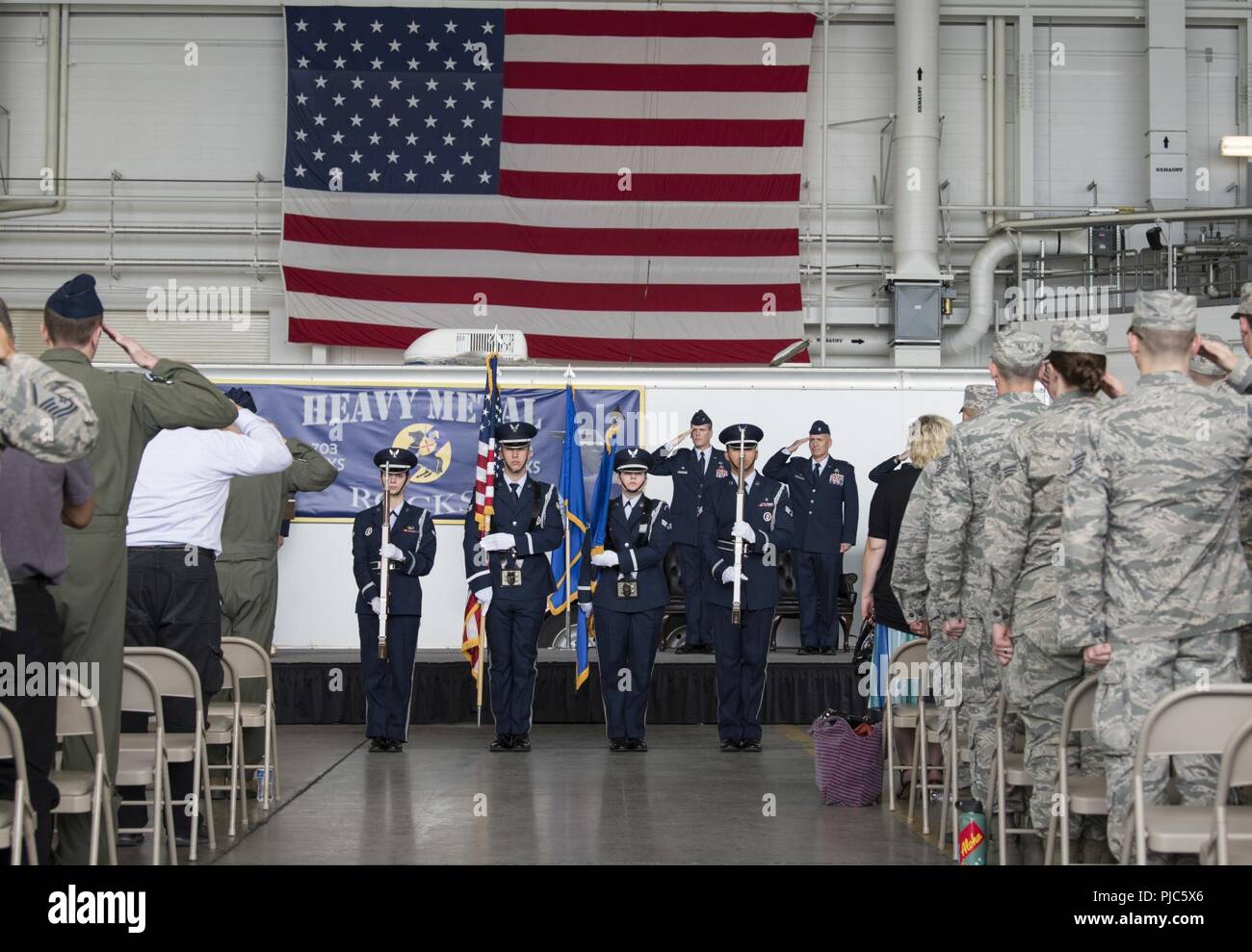 The 703d Aircraft Maintenance Squadron change of command ceremony was ...