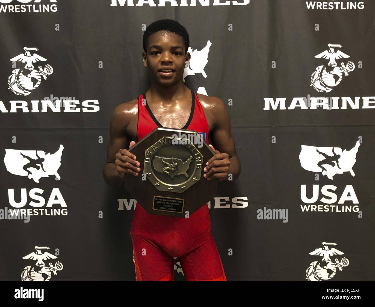 Jordan Williams, a wrestler in the Threestyle Wrestling of Oklahoma ...