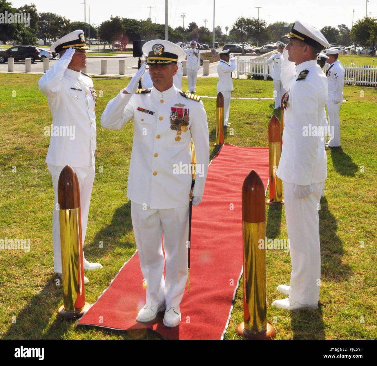 PORT HUENEME, Calif., (July 11, 2018) – Capt. Mark Saum assumed command ...