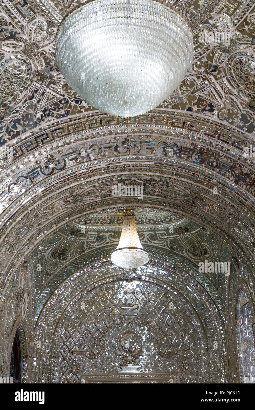 Iran. Tehran. Golestan Palace, UNESCO World Heritage Site, group of ...