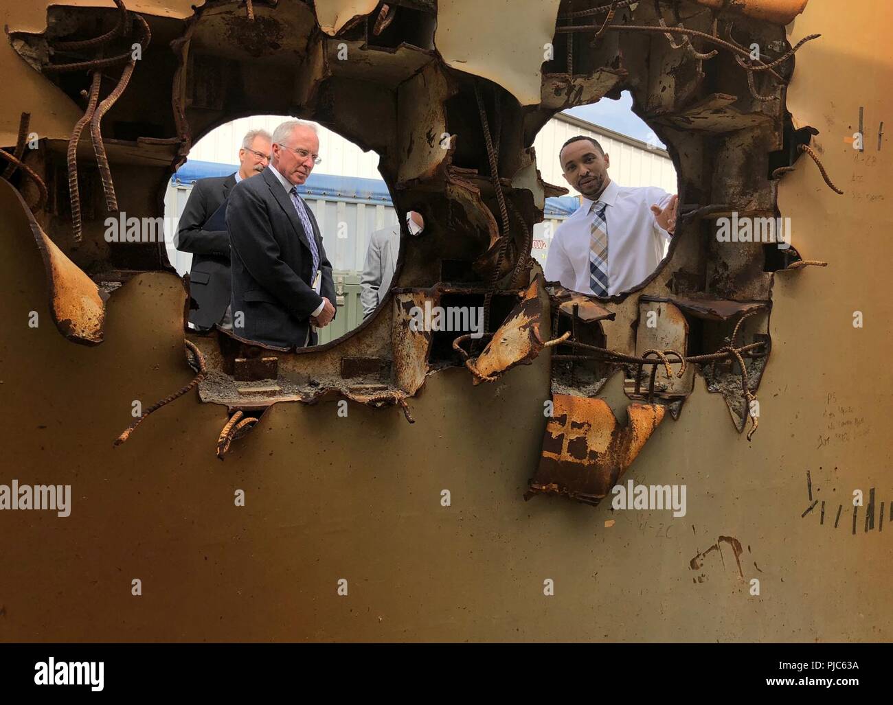 HUENEME, Calif. (July, 12, 2018) – Mr. Darren Finklea, NAVFAC EXWC ...