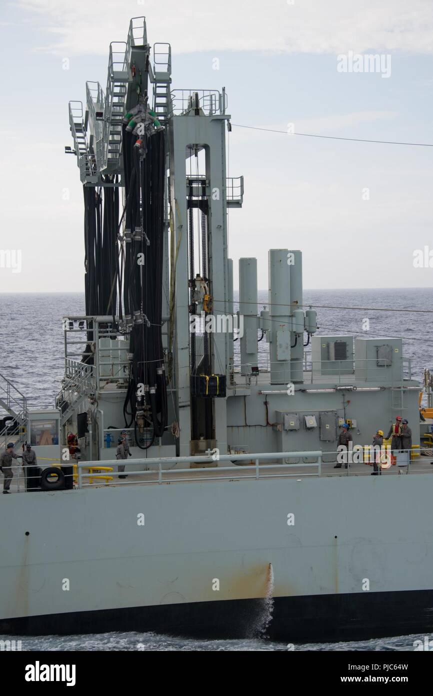 PEARL HARBOR (July 14, 2018) HMCS Vancouver (FFH 331) is resupplied at ...