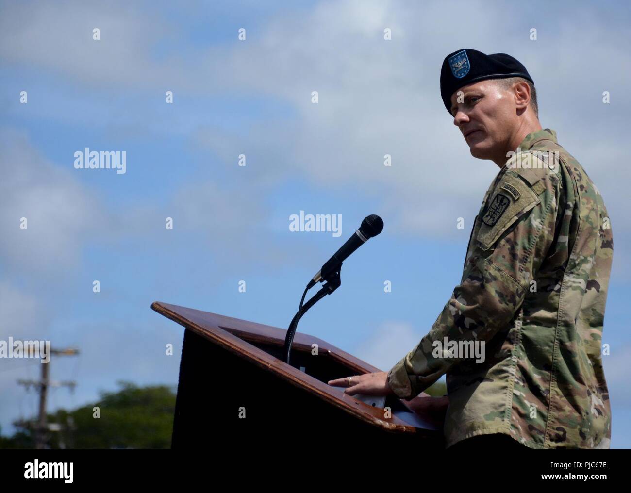 Col. David P. Elsen, commander, 500th Military Intelligence Brigade ...