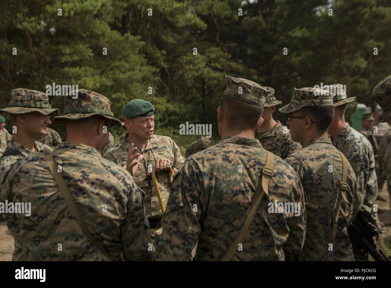 British Army Commando Maj. Darren Middleton, a chaplain with 29 ...