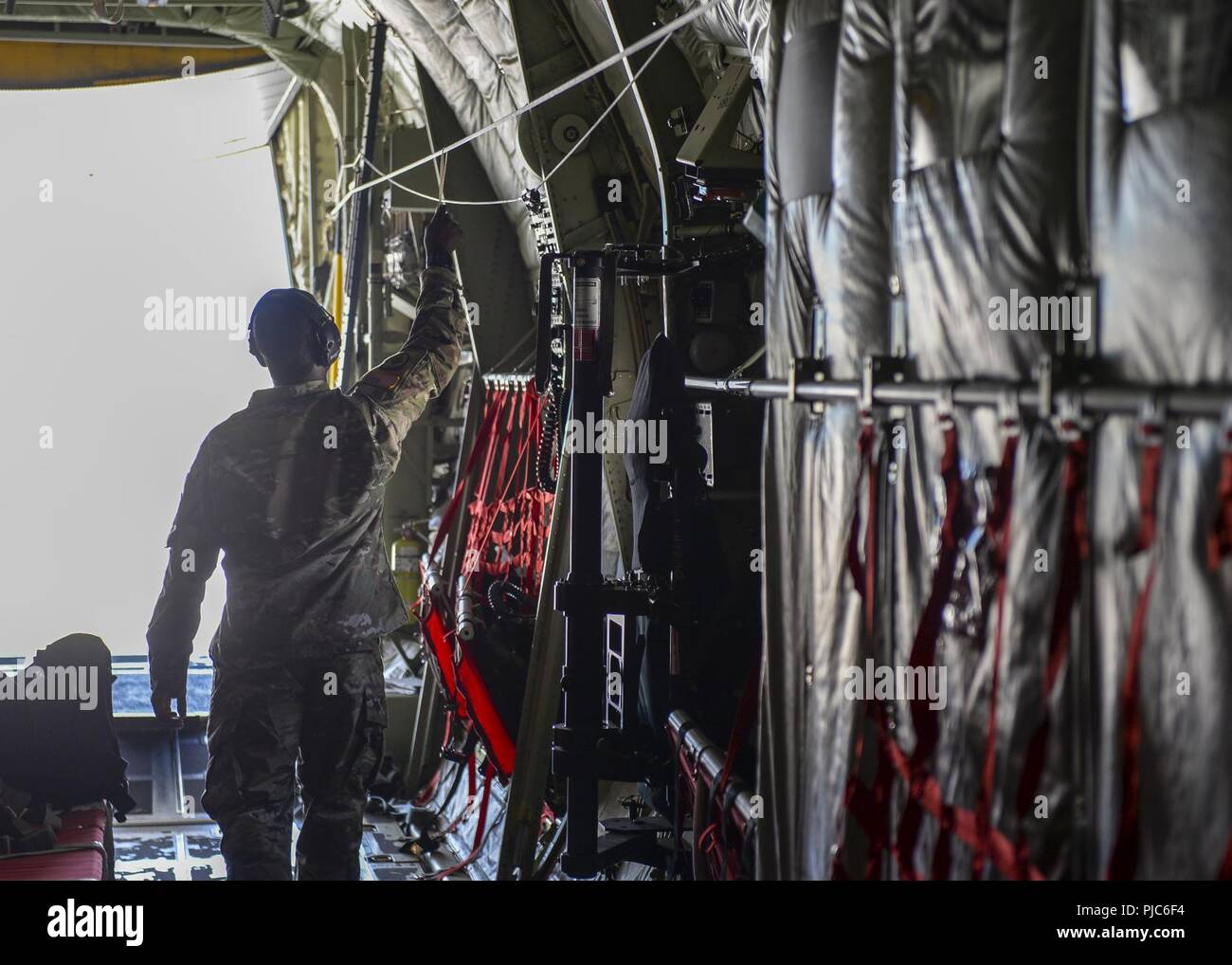 U.S. Army Sgt. Kwame Scaife, 5th Quartermaster Theater Aerial Delivery ...