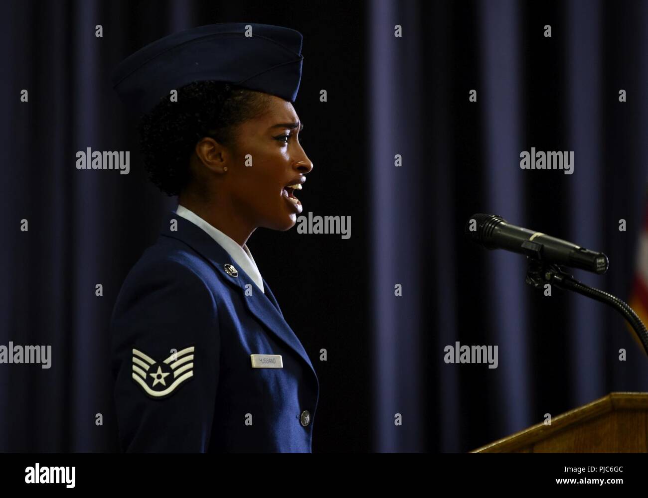 Staff Sgt. Shaquanna Husband, 48th Fighter Wing Command Post emergency ...