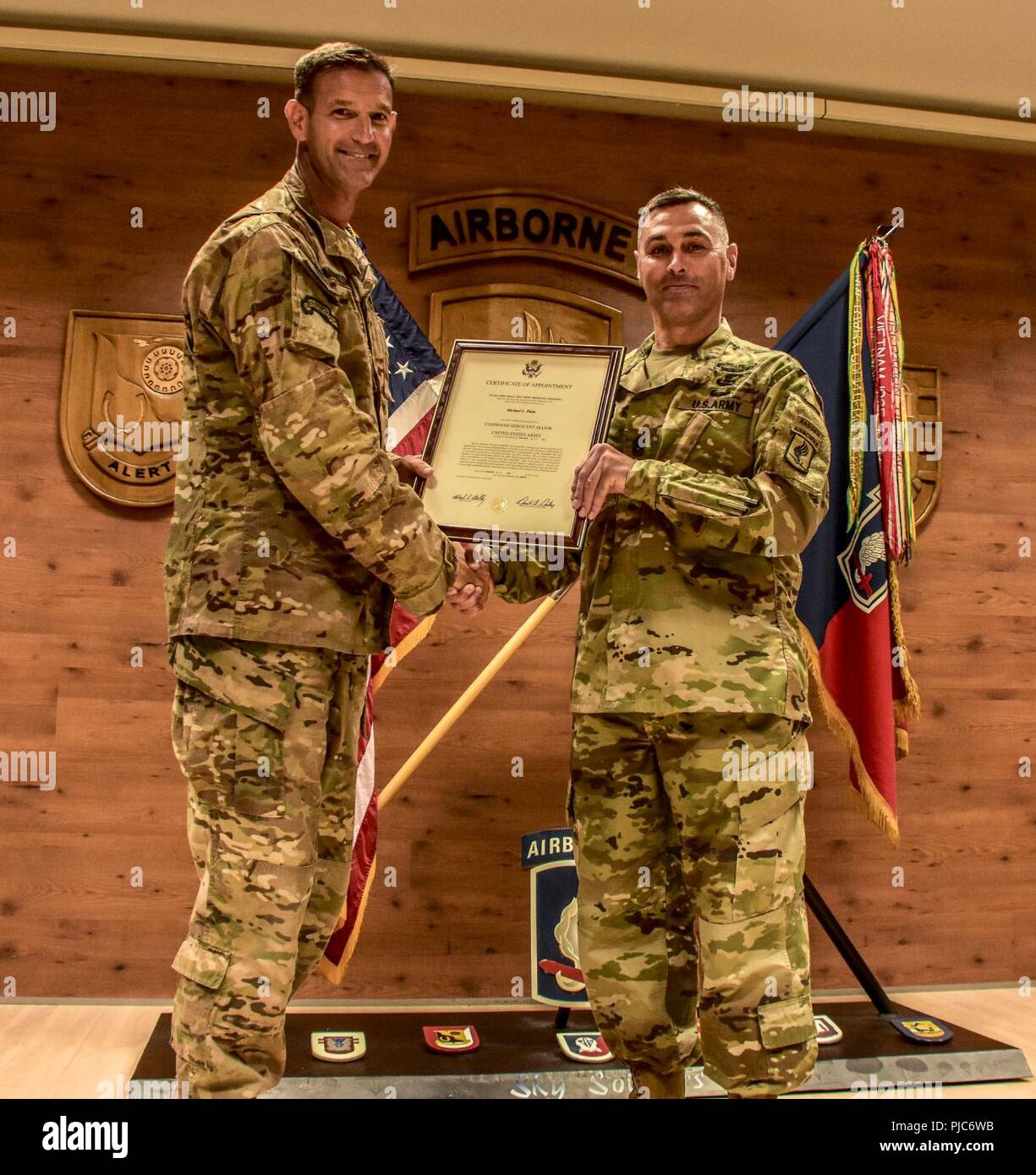 COL James Bartholomees, commander of the 173rd Airborne Brigade ...