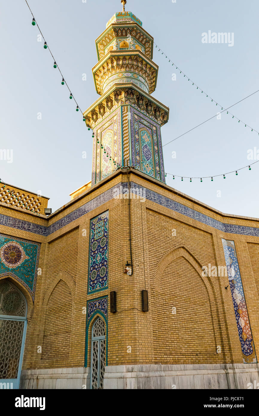 Islamic Republic of Iran. Qom. Shrine of Fatima Masumeh is considered ...