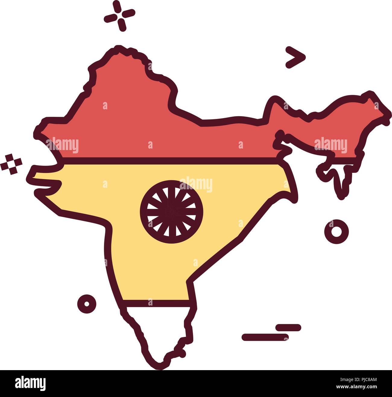 map india icon vector design Stock Vector Image & Art - Alamy