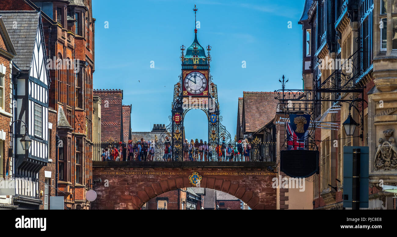 Turret clock built in Victorian times above a Georgian arch, listed as ...