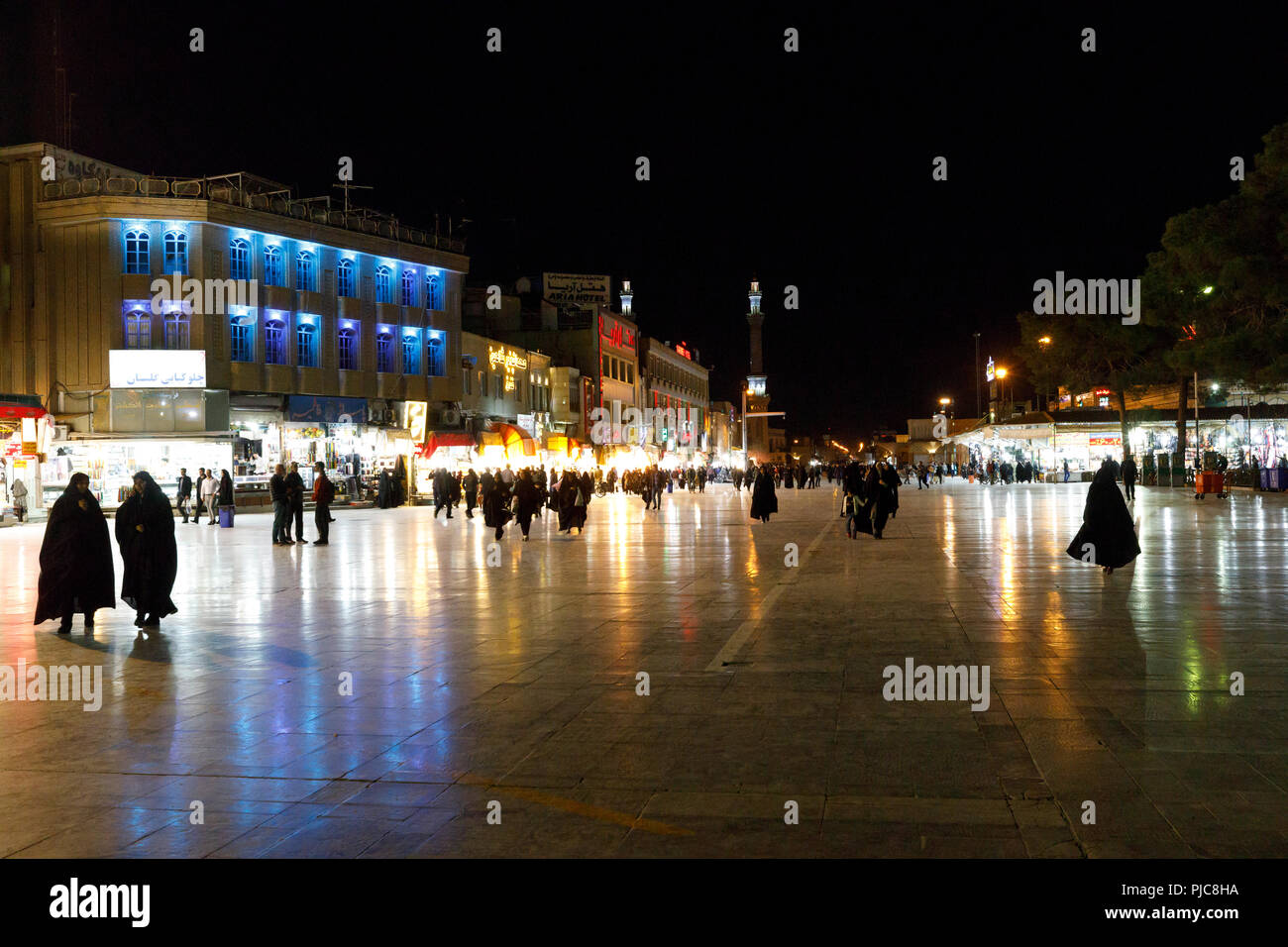 Islamic Republic of Iran. Qom. Shrine of Fatima Masumeh is considered ...
