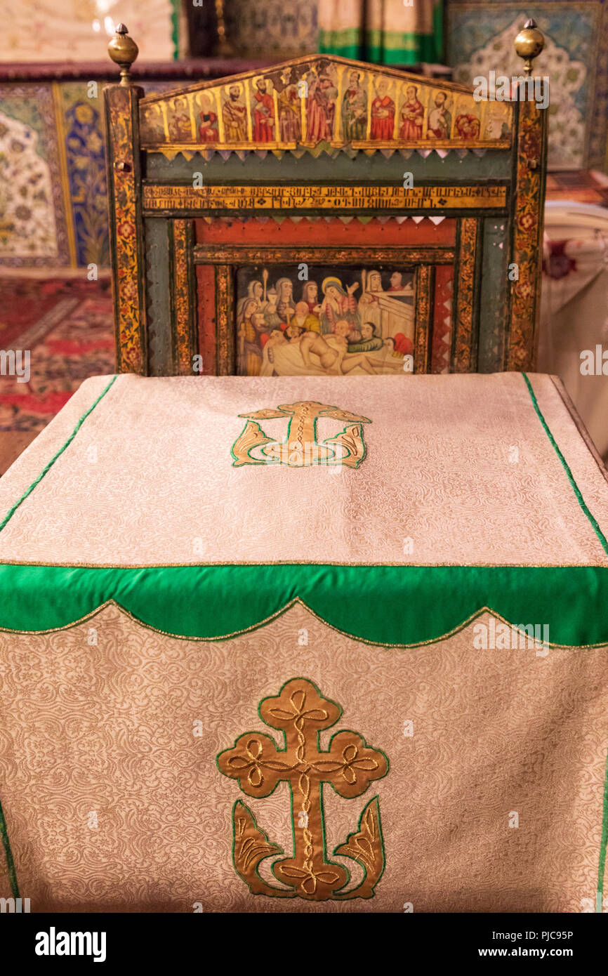 Islamic Republic of Iran. Isfahan, New Julfa. The Vank, aka The Holy ...