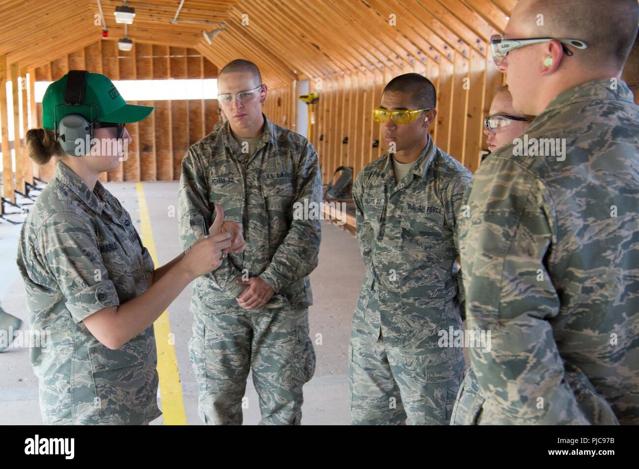 U.S. Air Force Academy -- Basic Cadet trainees participate in small ...