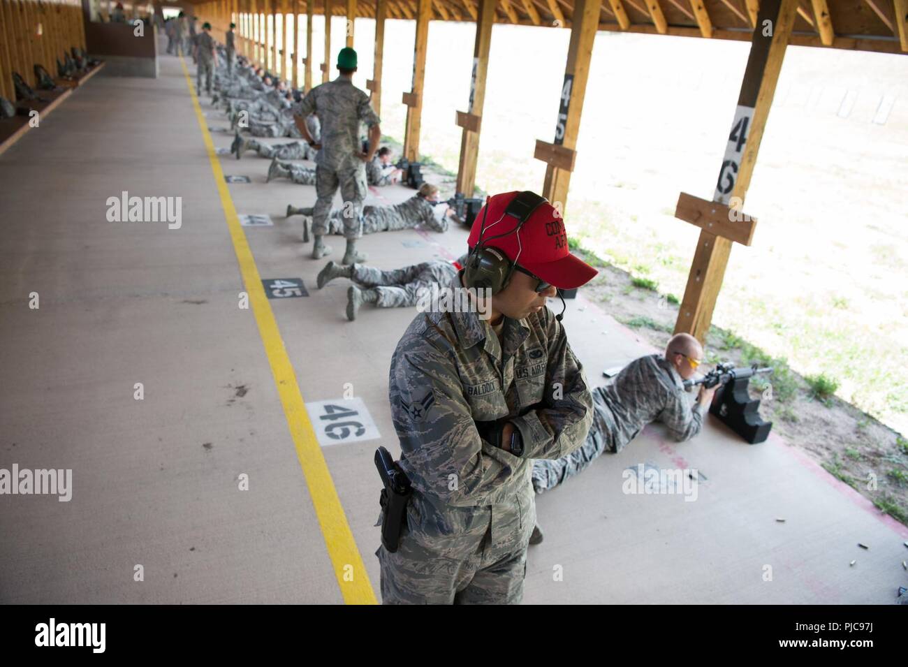 U.S. Air Force Academy -- Basic Cadet trainees participate in small ...