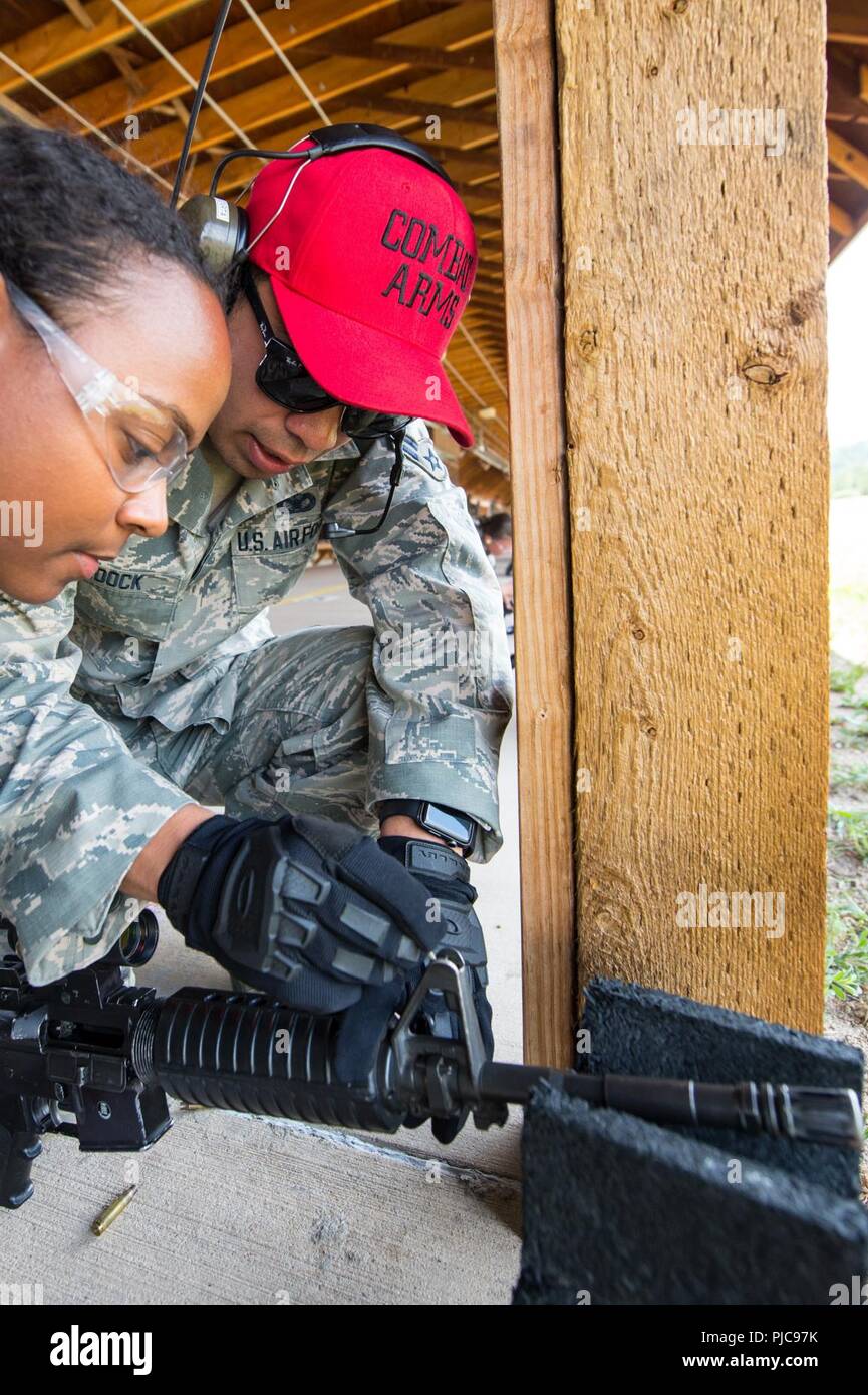 U.S. Air Force Academy -- Basic Cadet trainees participate in small ...