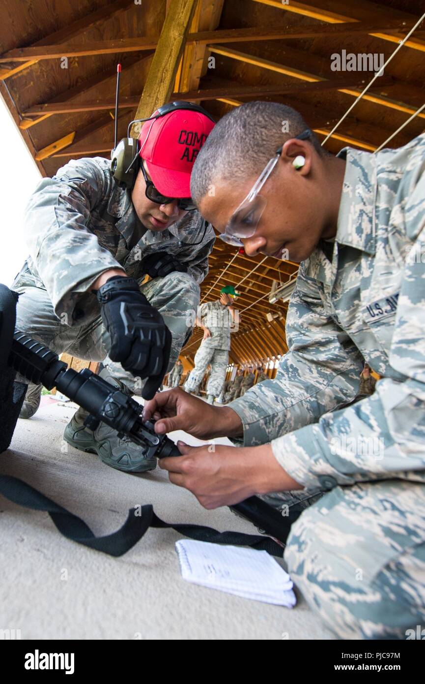 U.S. Air Force Academy -- Basic Cadet trainees participate in small ...