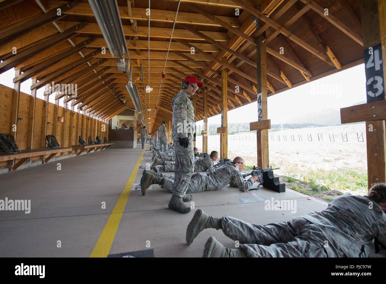 U.S. Air Force Academy -- Basic Cadet trainees participate in small ...