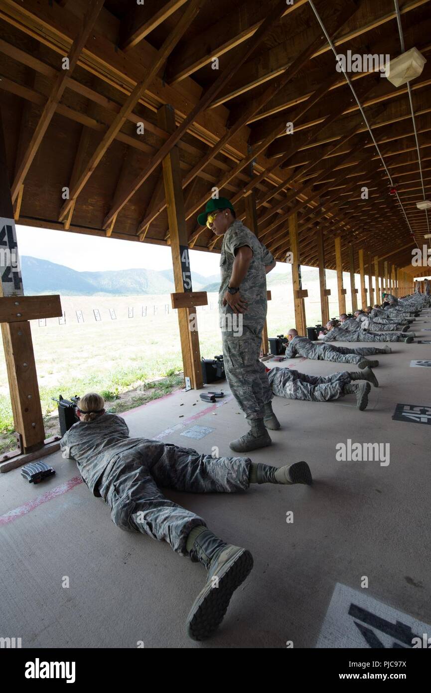 U.S. Air Force Academy -- Basic Cadet trainees participate in small ...