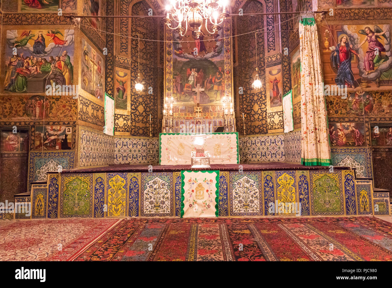 Islamic Republic of Iran. Isfahan, New Julfa. The Vank, aka The Holy ...