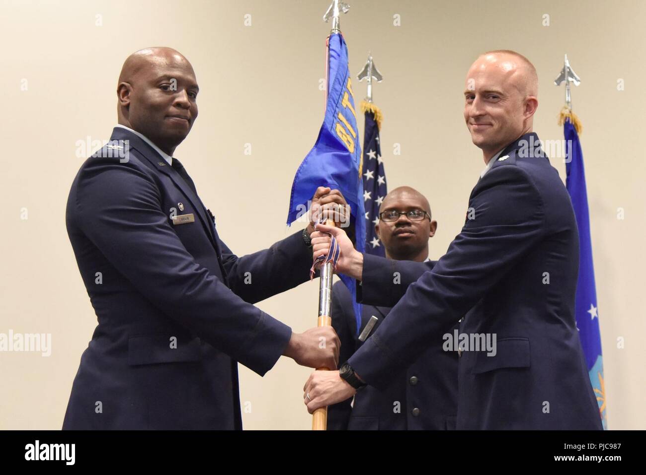 U.S. Air Force Col. Leo Lawson, Jr., 81st Training Group commander ...