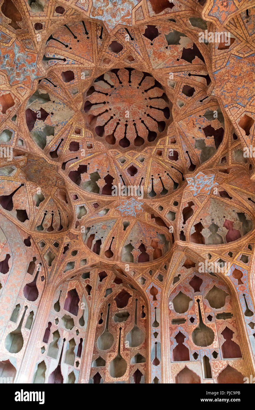 Islamic Republic of Iran. Isfahan. Ali Qapu grand palace, located on ...