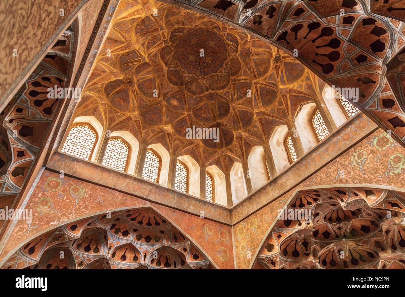 Islamic Republic of Iran. Isfahan. Ali Qapu grand palace, located on ...