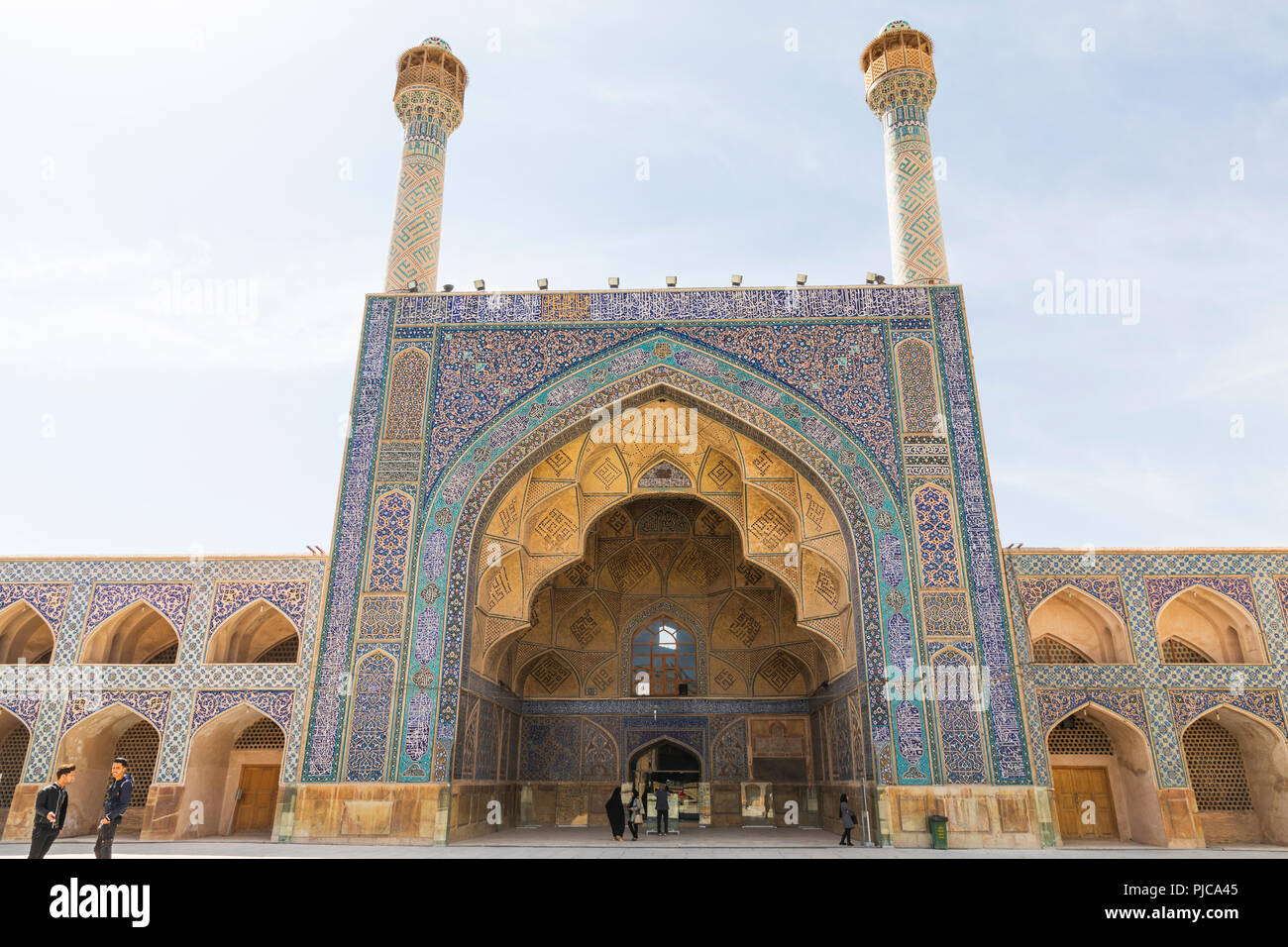 Islamic Republic of Iran. Isfahan (Esfahan). The Jameh Mosque is the ...