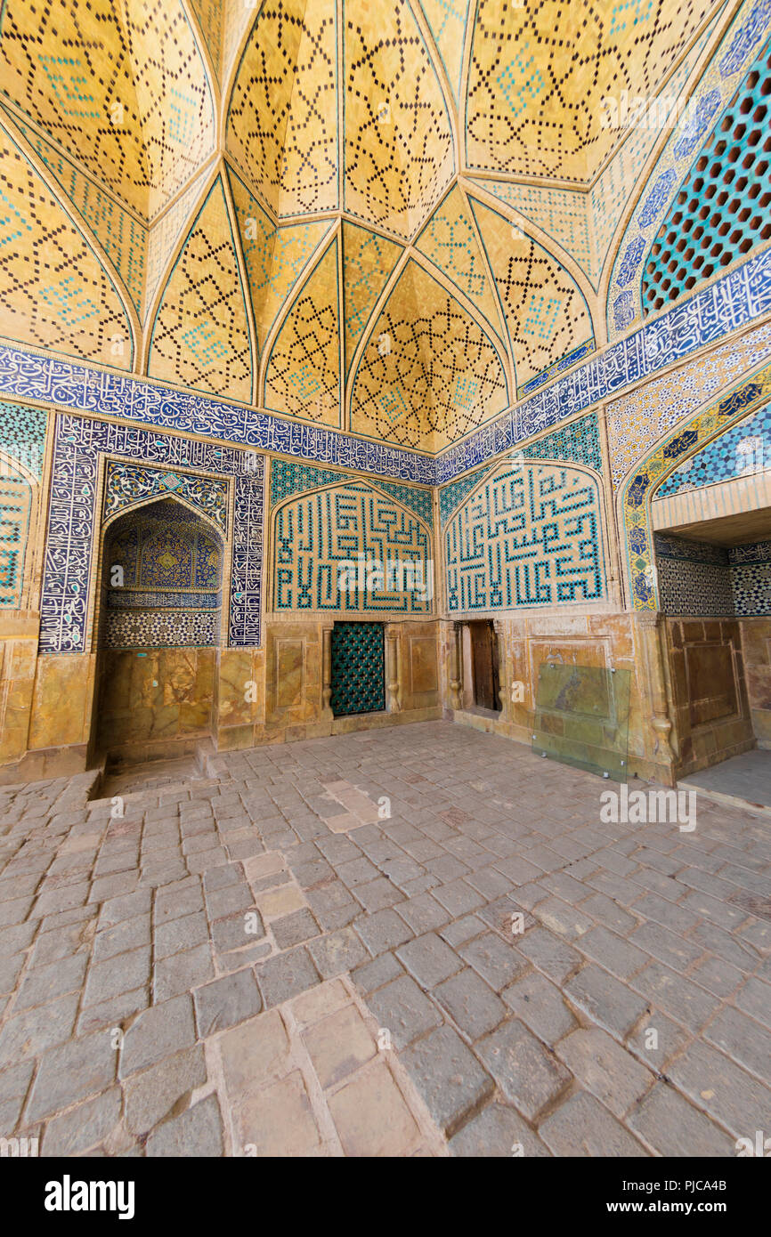 Islamic Republic of Iran. Isfahan (Esfahan). The Jameh Mosque is the ...