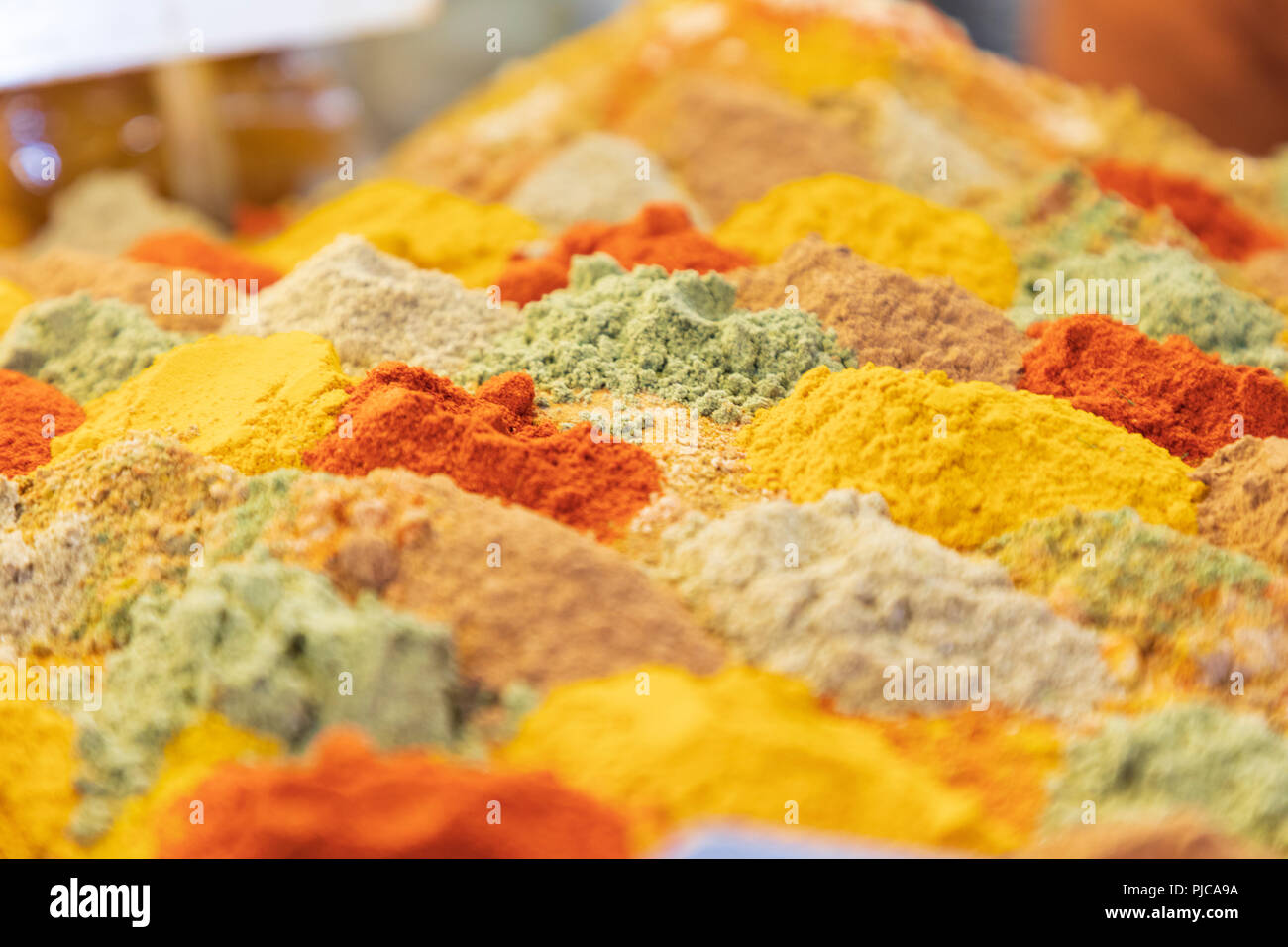 Islamic Republic of Iran. Isfahan.Spice mixture for sale in the Bazaar ...