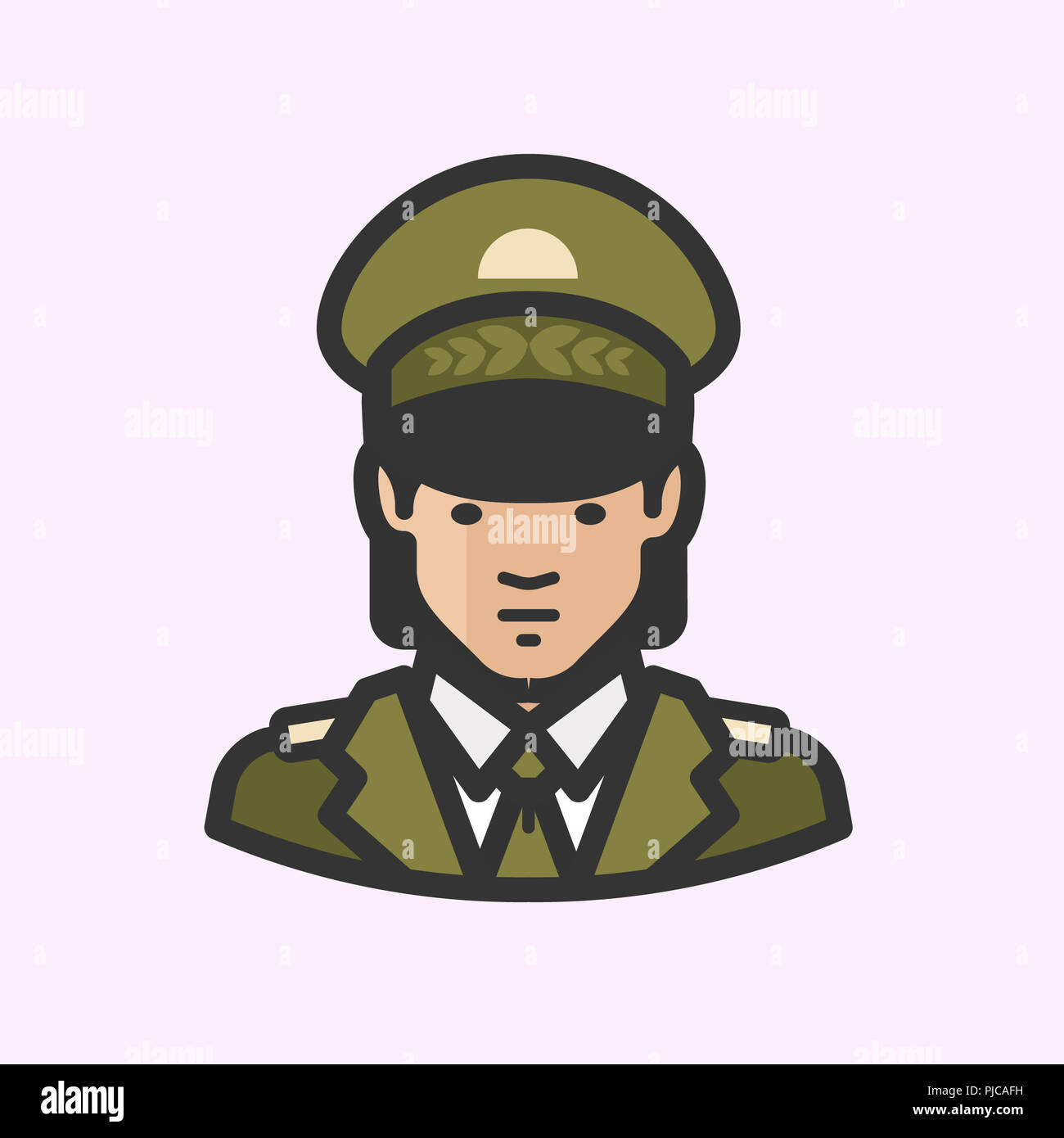 Asian female general Stock Photo - Alamy