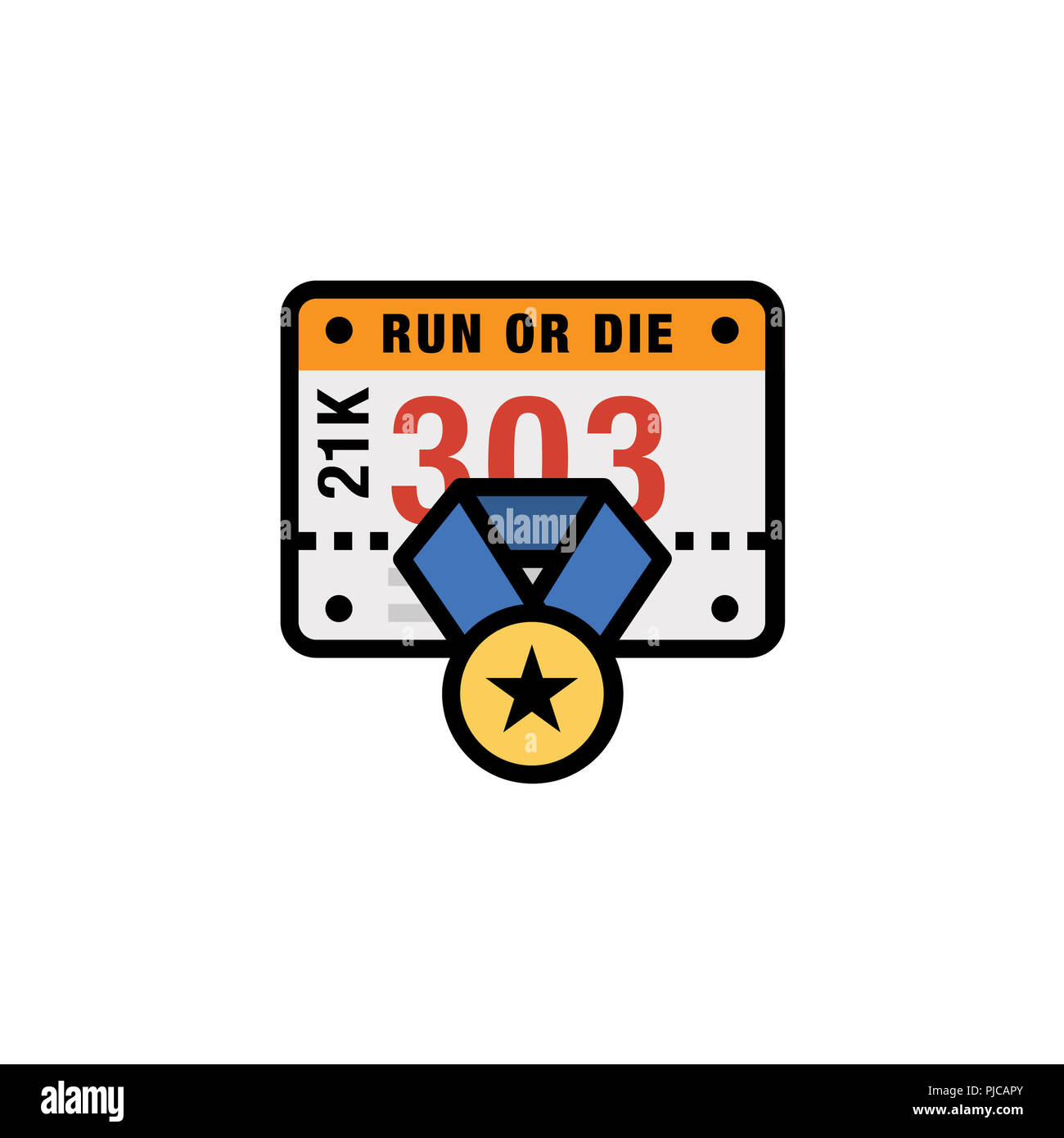 Number race Cut Out Stock Images & Pictures - Alamy