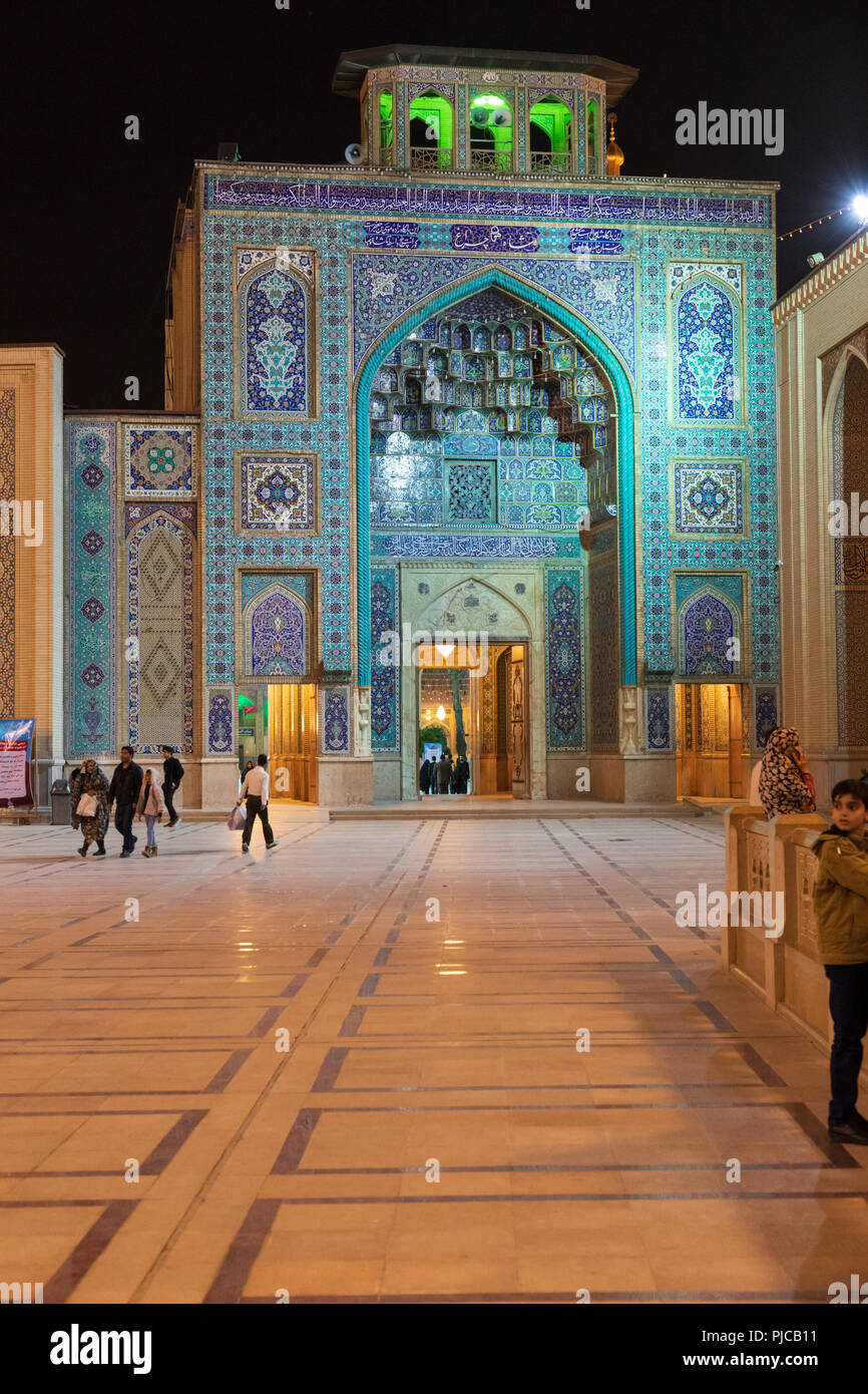 Islamic Republic of Iran. Shiraz. Shah Cheragh, Holy Shrine and ...