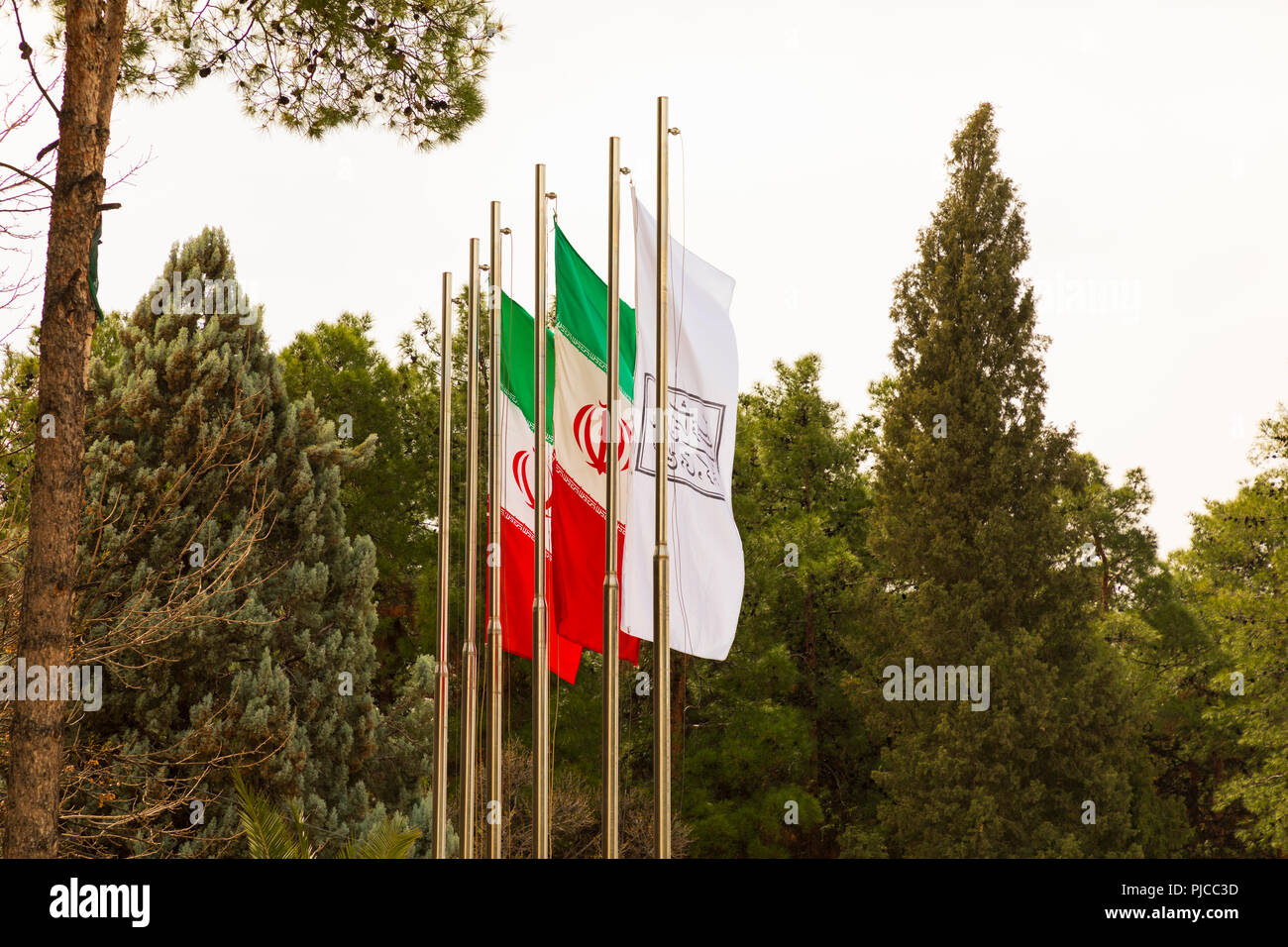 Islamic Republic of Iran. Flags Stock Photo - Alamy