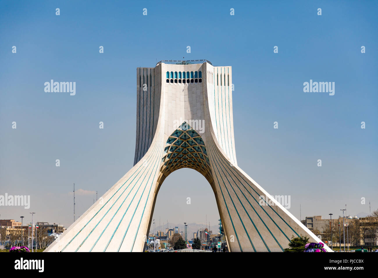 Iran Tehran Azadi Tower Shahyad Stock Photos & Iran Tehran Azadi Tower ...