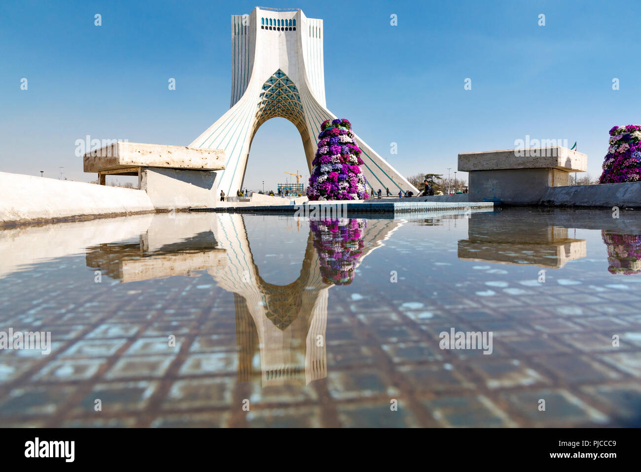 Islamic Republic of Iran.Tehran. Azadi Tower, also known as the Shahyad ...