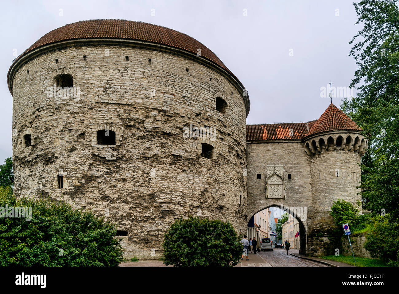 View of Fat Margaret Tower and Great Coastal Gate in the historic ...