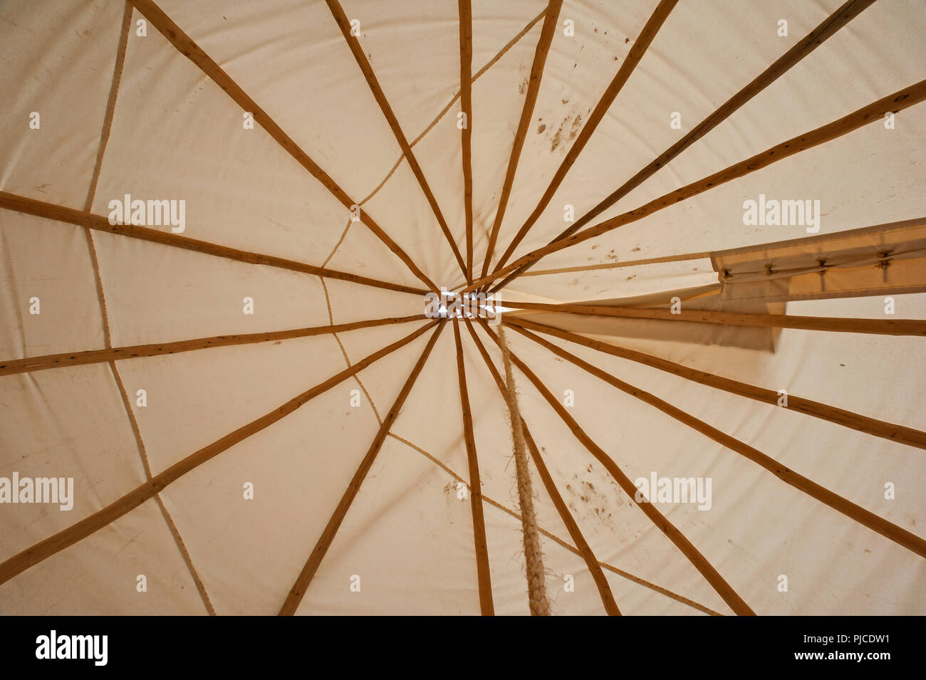 Inside a teepee hi-res stock photography and images - Alamy