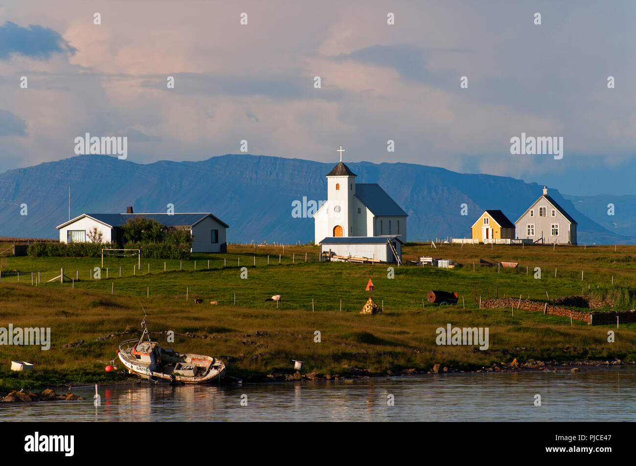 Island Flatey, Breidafjoerdur, Iceland, Breidafjördur, Insel Flatey ...