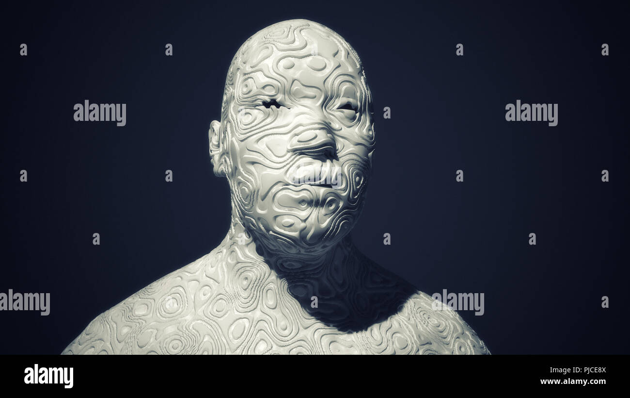 3d render human shattered hi-res stock photography and images - Alamy