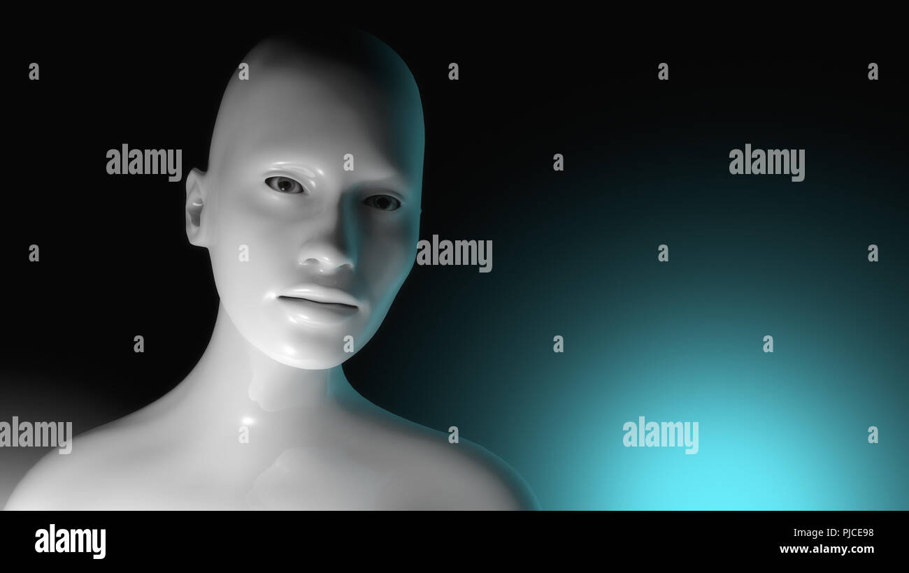 Cyborg face hi-res stock photography and images - Alamy