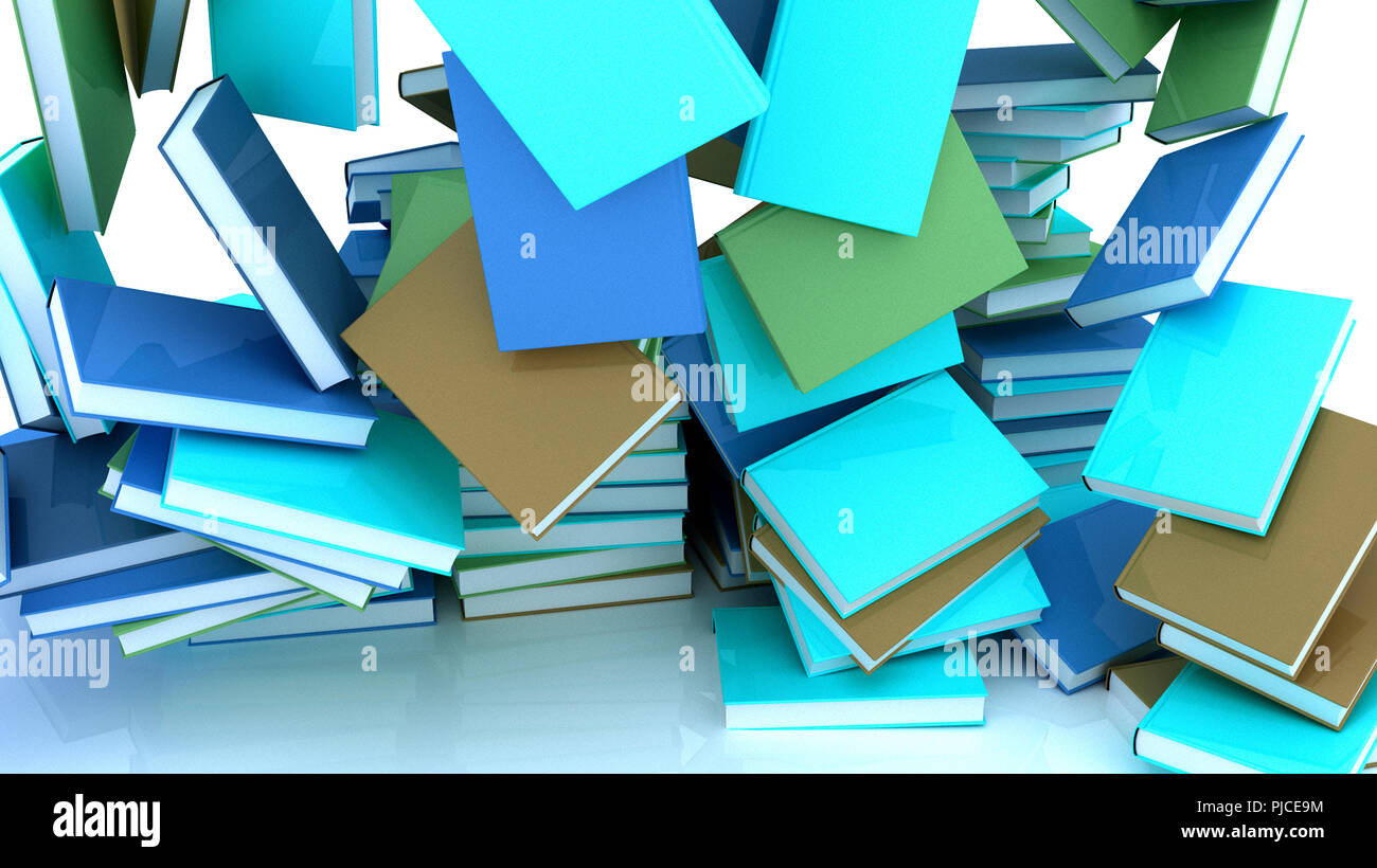 Falling books hi-res stock photography and images - Alamy