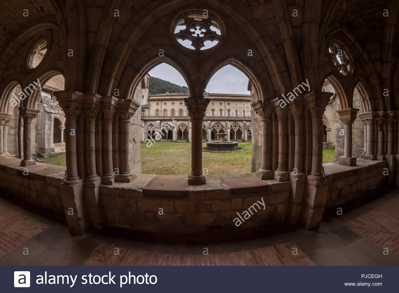 Medieval Gothic Corridor Stock Photos & Medieval Gothic Corridor Stock ...