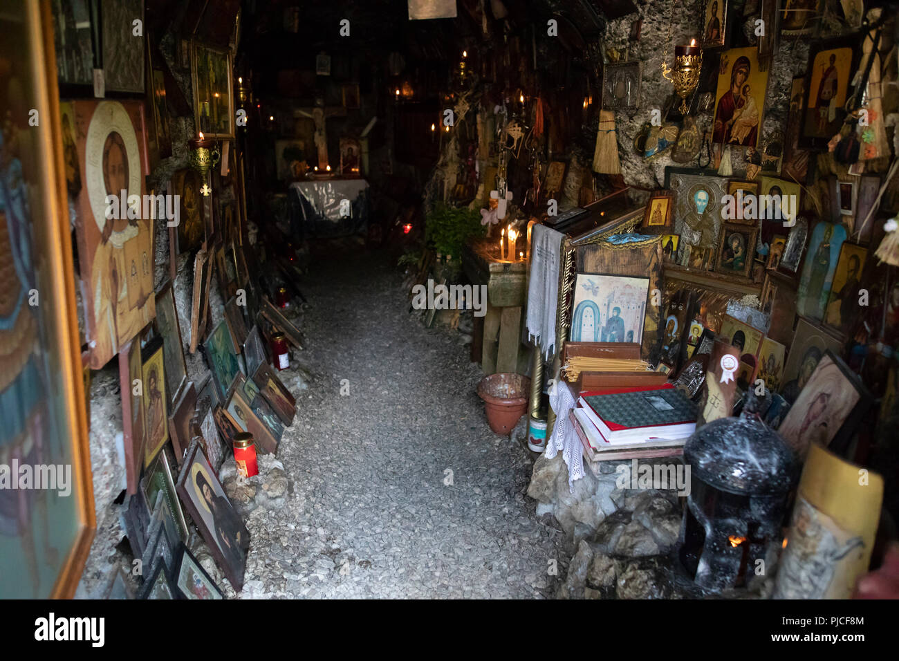 Archangel michael icon greece hi-res stock photography and images - Alamy