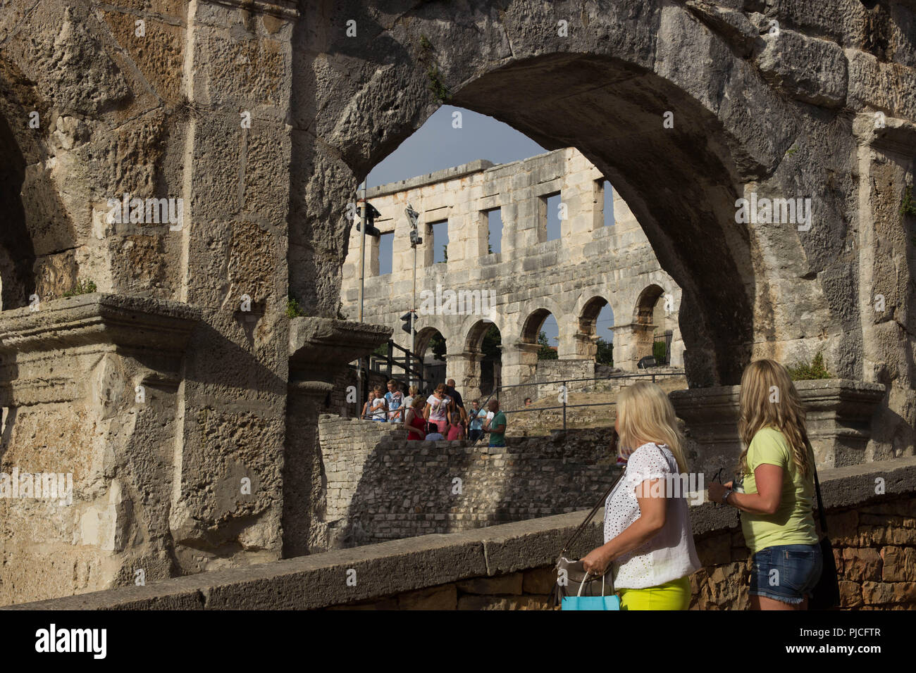 PULA, CROATIA This roman amphiteatre is among the six largest surviving ...