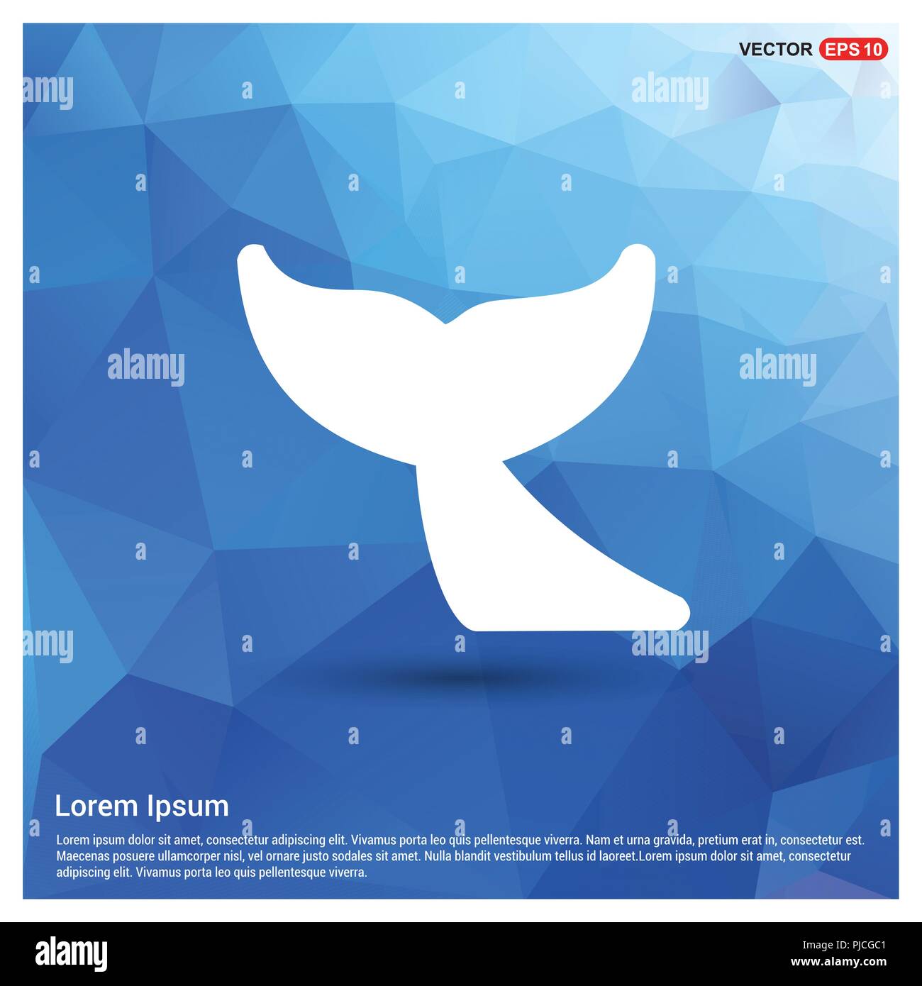 Whale Tail Icon - Free vector icon Stock Vector Image & Art - Alamy