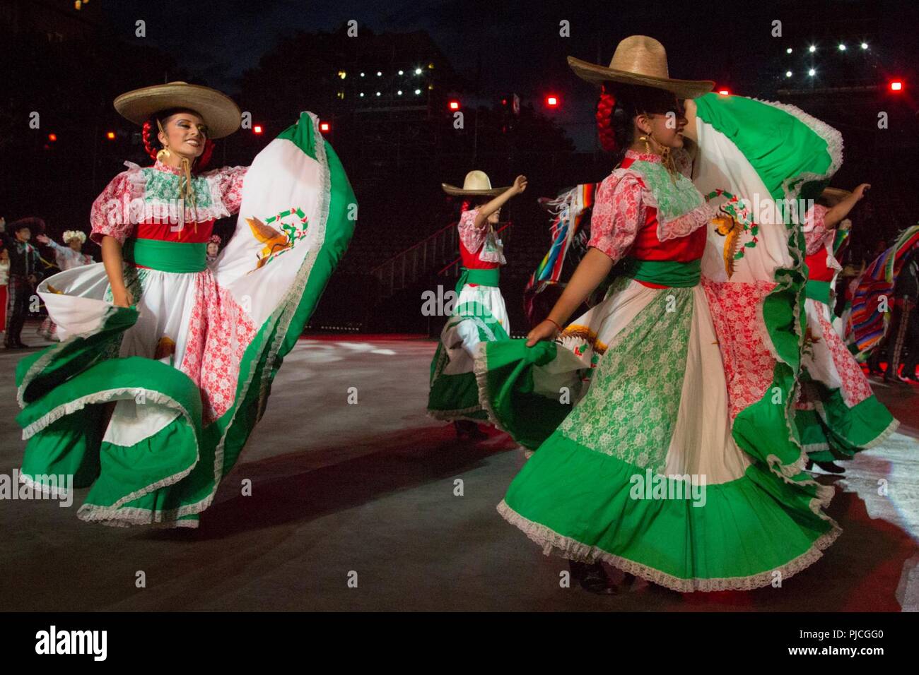 The Banda Monumental de Mexico performs for the 2018 Basel Tattoo in ...