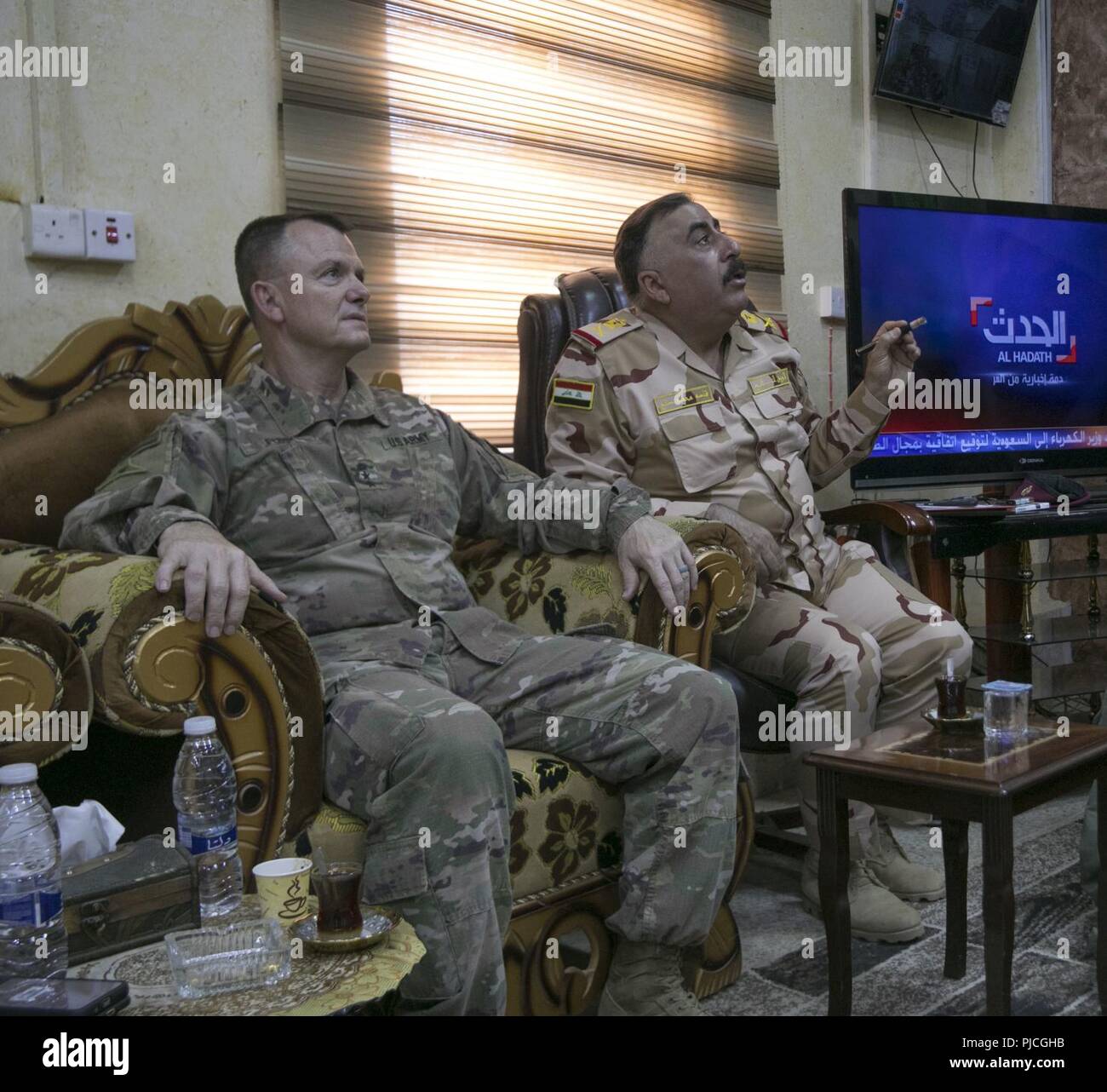 U.S. Army Lt. Gen. Paul E. Funk II, the commander of Combined Joint ...